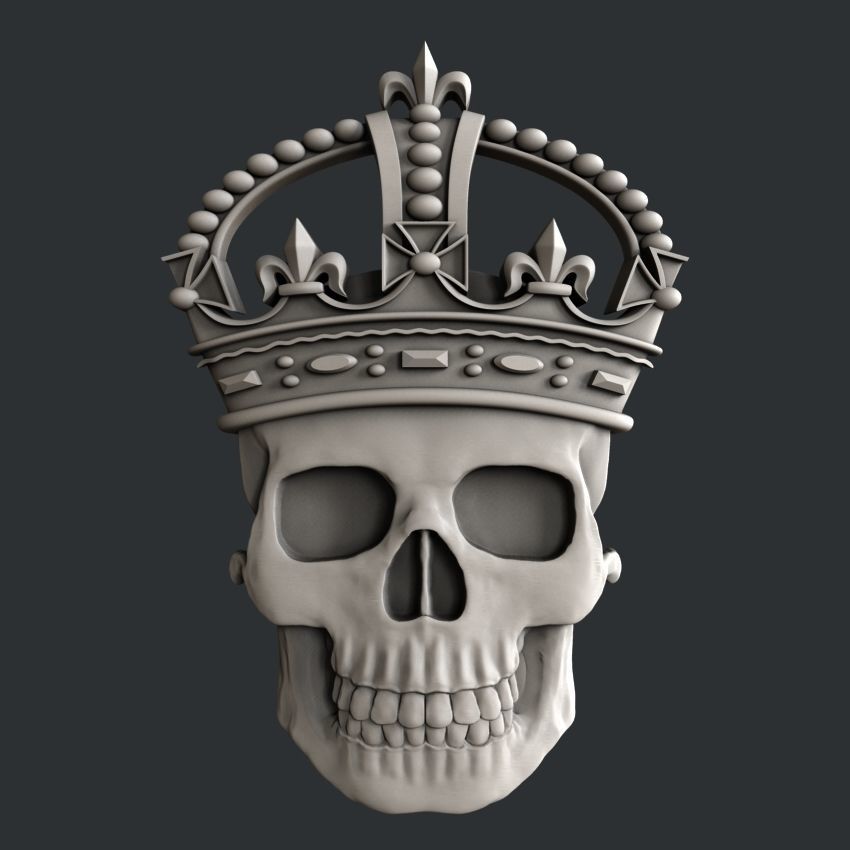 3d models for cnc router set skulls2 3D model | CGTrader