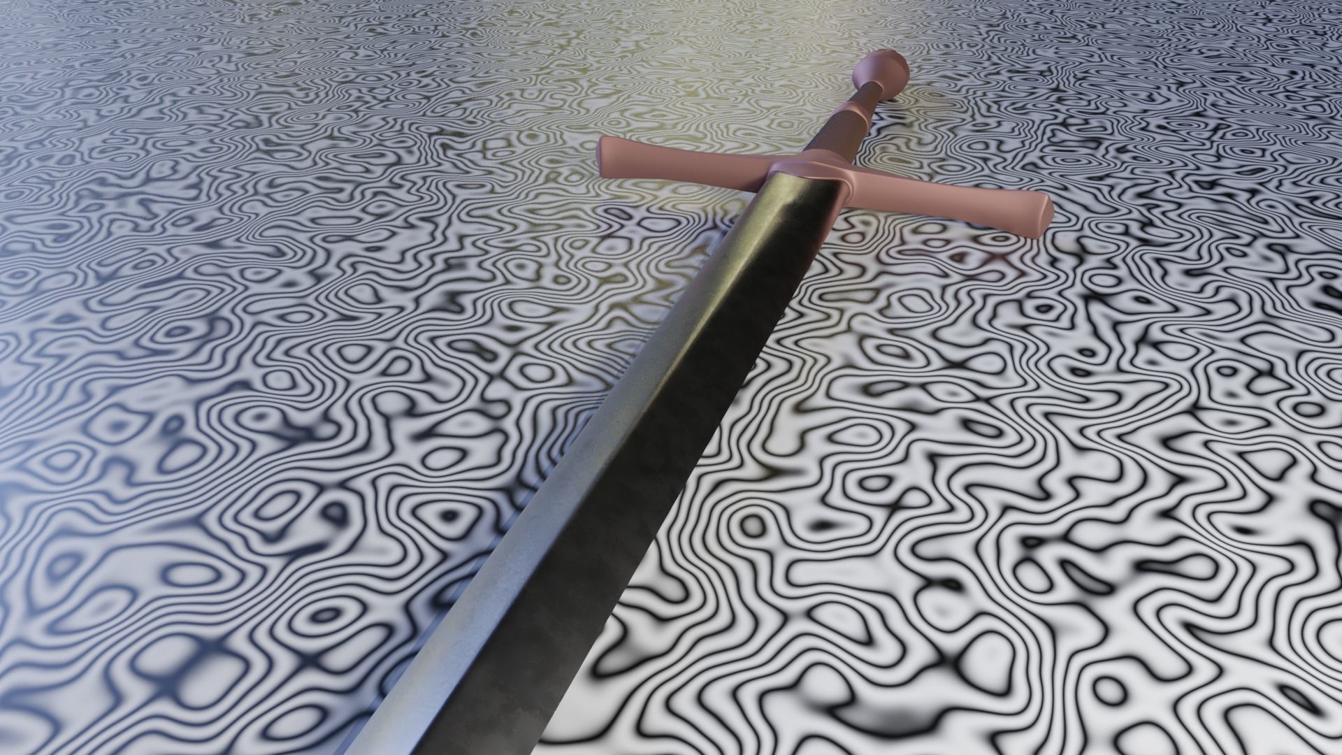 Clean medieval long-sword 3D model | CGTrader