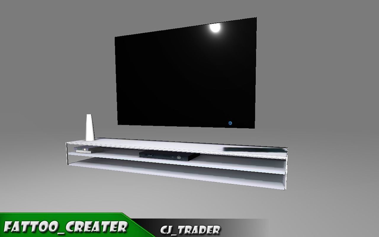 3D model low poly tv stand 3D model VR / AR / low-poly | CGTrader