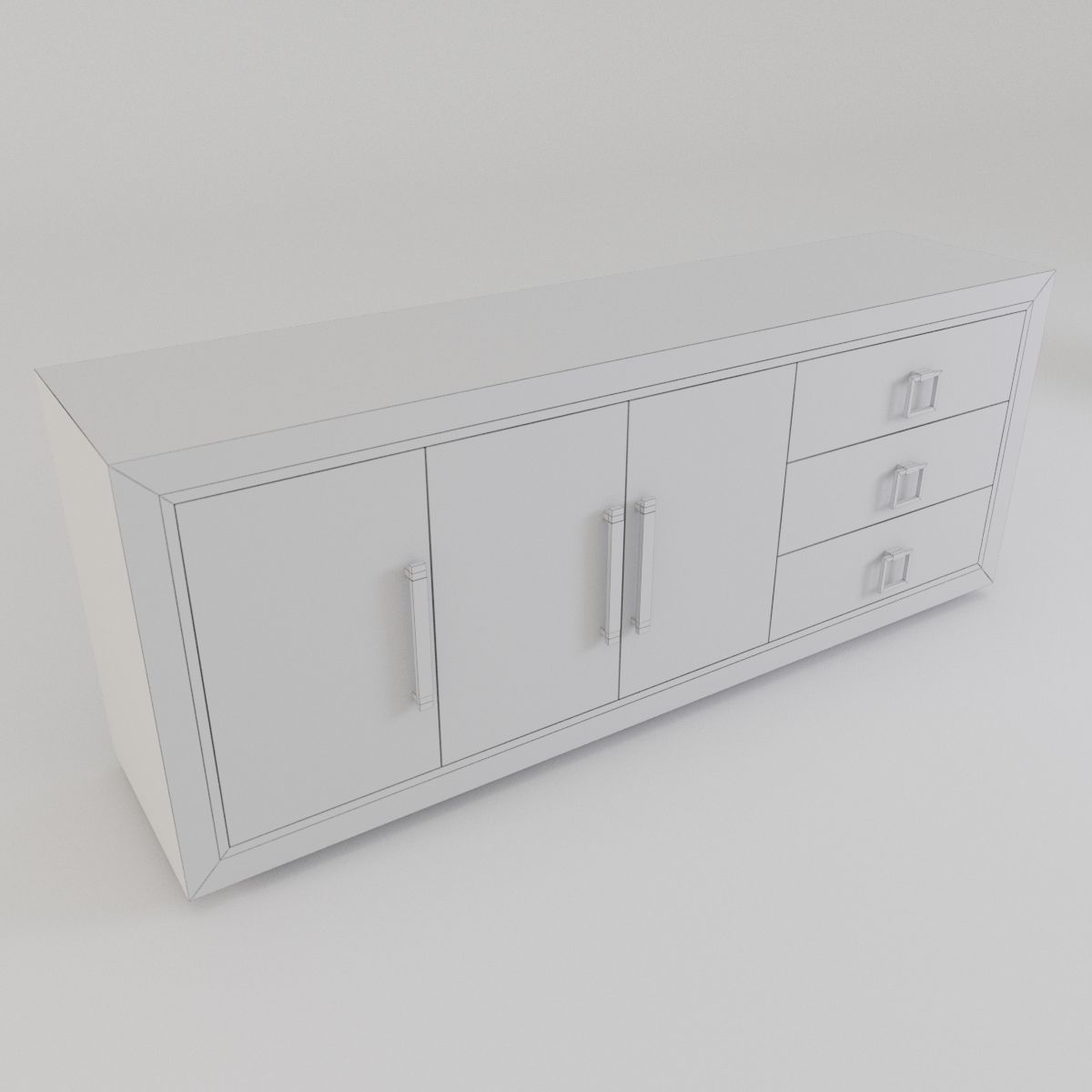Bernhardt Decorage Buffet 3D model | CGTrader