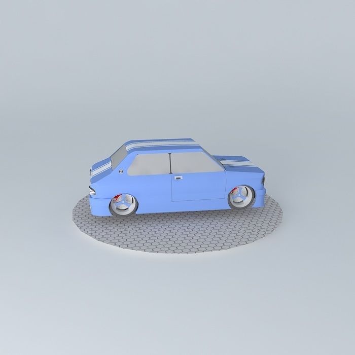 Zastava 101 tuned free 3D model | CGTrader