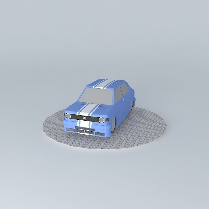 Zastava 101 tuned free 3D model | CGTrader