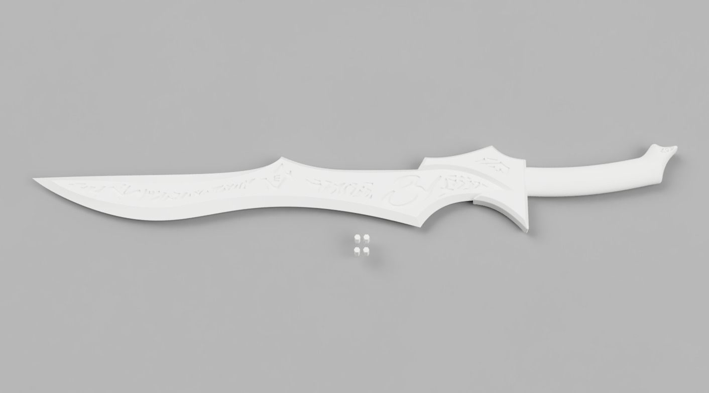 Seraph Blade Sword - Shadowhunters - 3D printable 3D model 3D printable ...