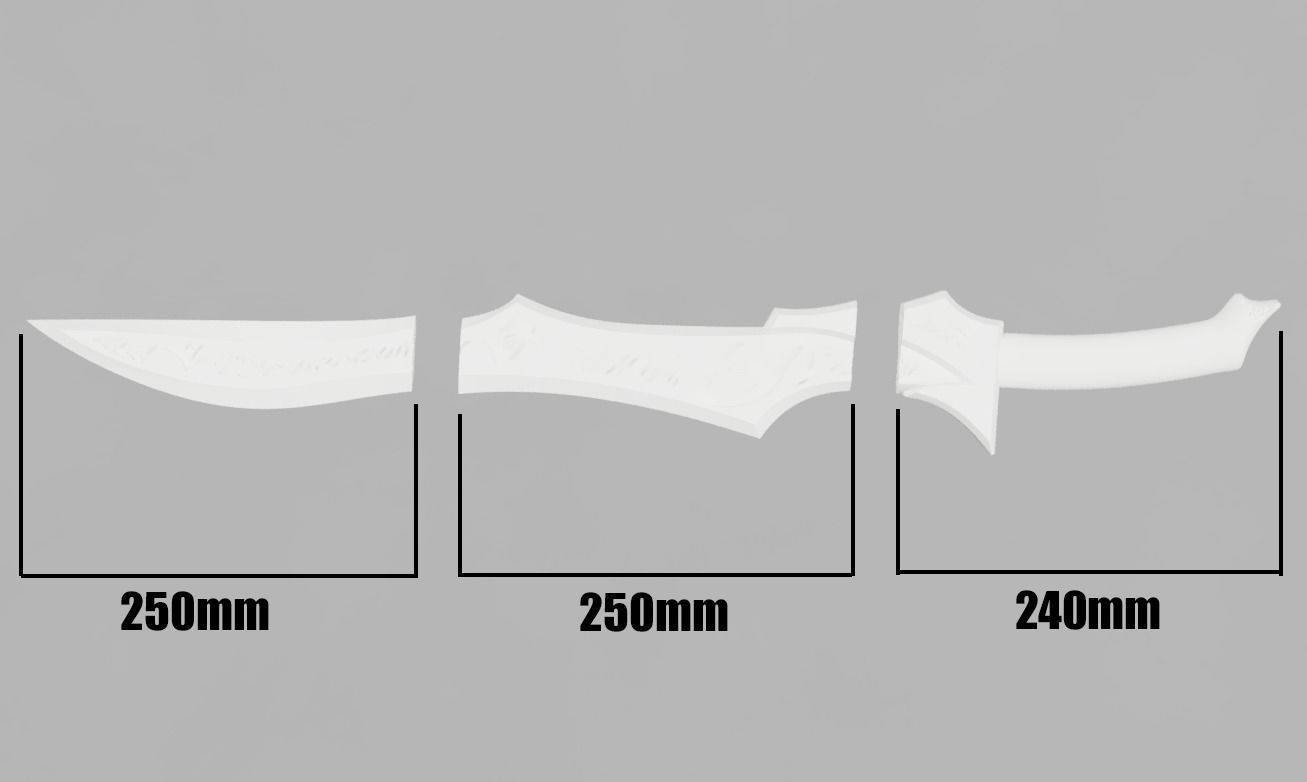 Seraph Blade Sword - Shadowhunters - 3D printable 3D model 3D printable ...