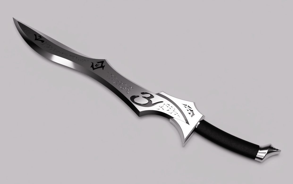 Seraph Blade Sword - Shadowhunters - 3D printable 3D model 3D printable ...