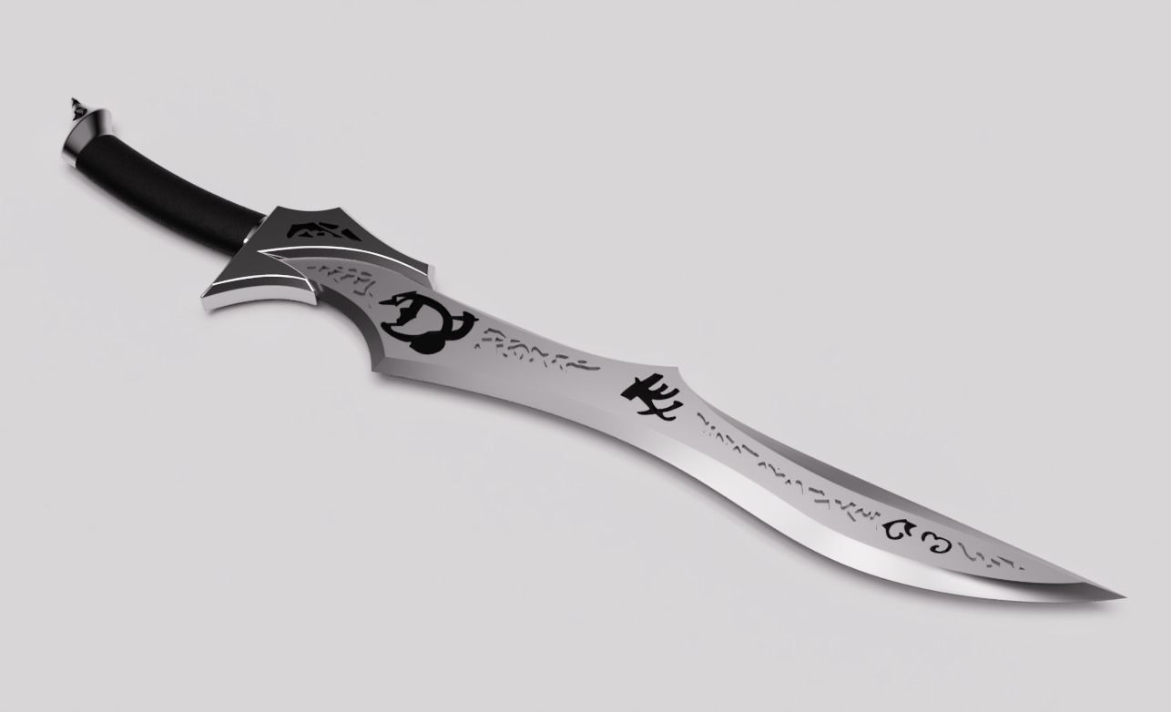 Seraph Blade Sword - Shadowhunters - 3D printable 3D model 3D printable ...