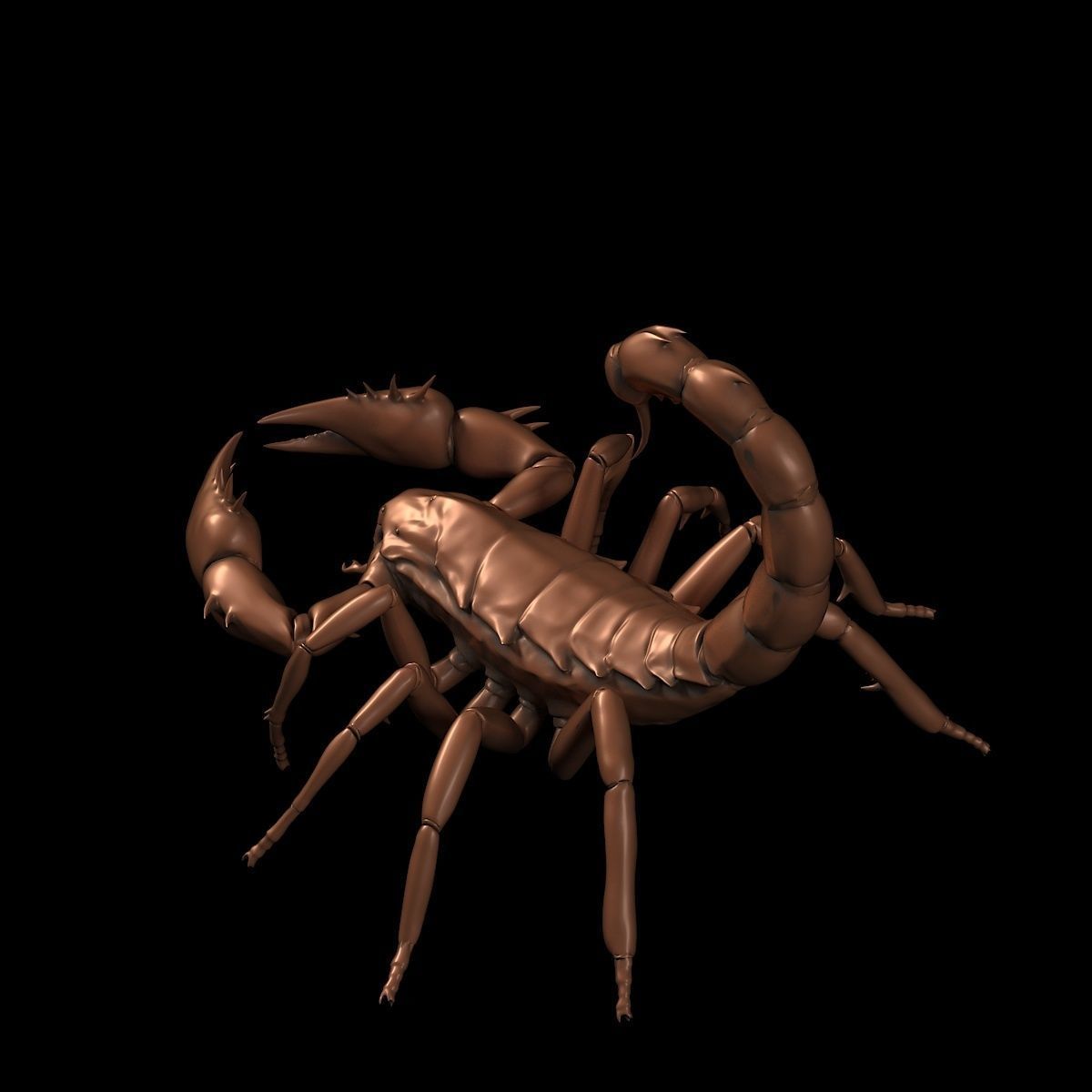 High Precision 3D Scorpion Sculpture 3D Printing 3D model 3D printable ...