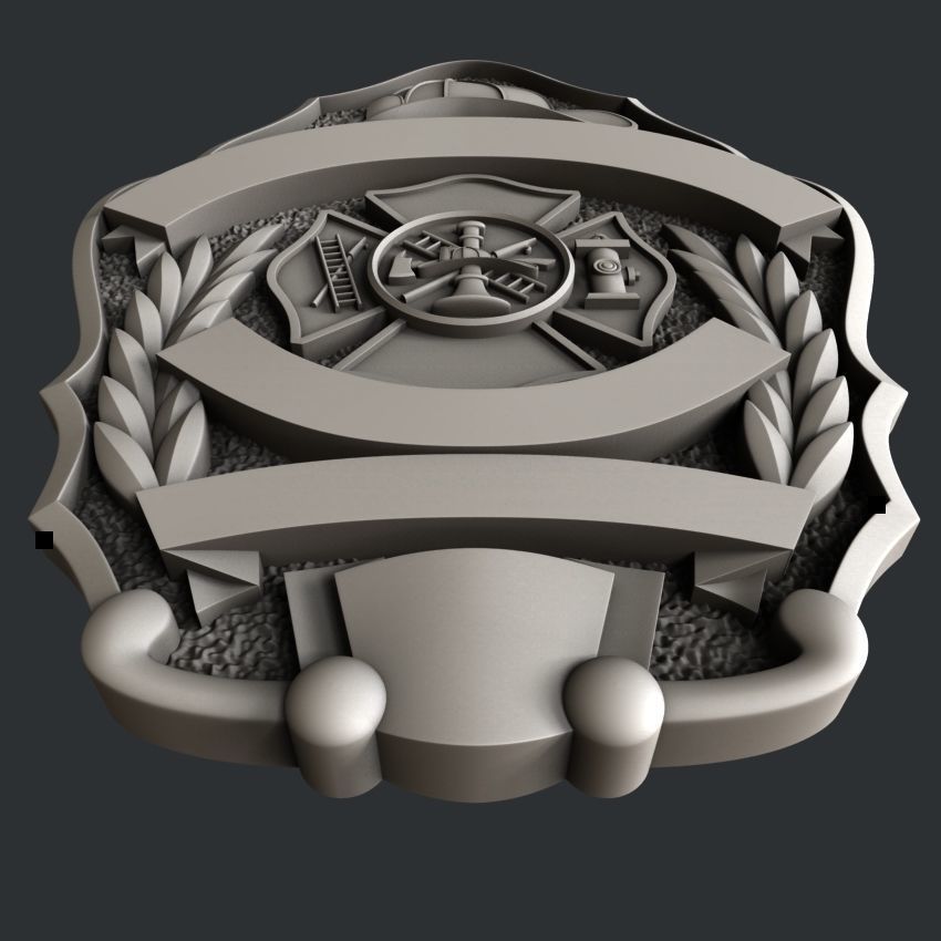 3d STL models for CNC router badge B6 3D model | CGTrader