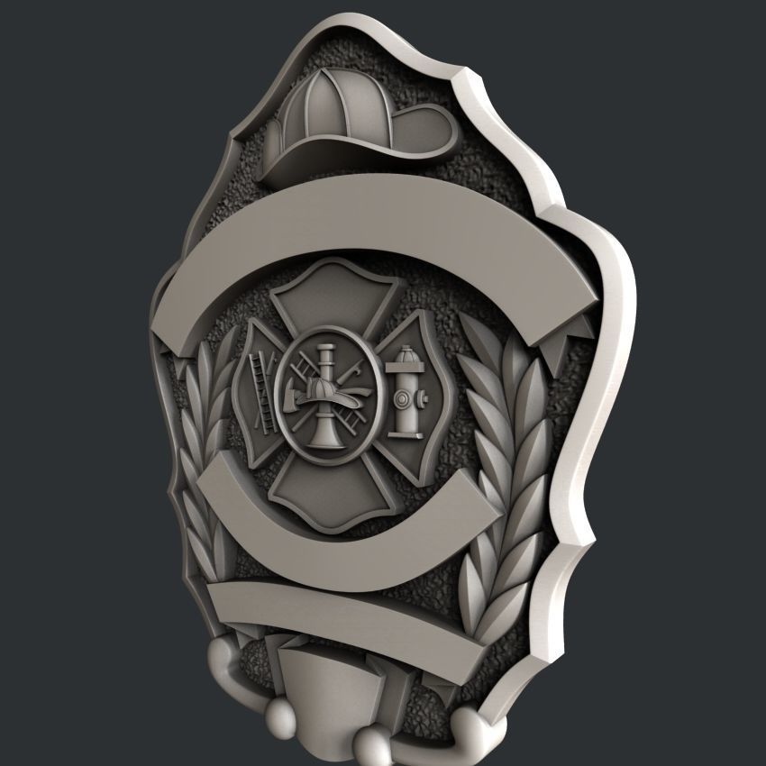 3d STL models for CNC router badge B6 3D model | CGTrader