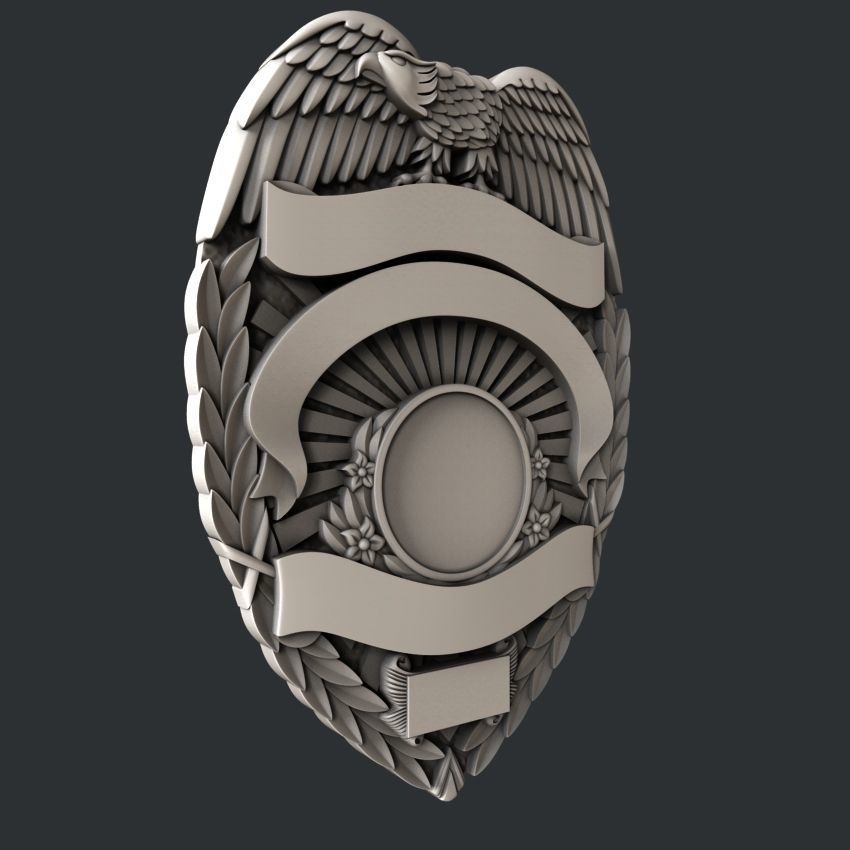 3d STL models for CNC router badge B5 3D model | CGTrader