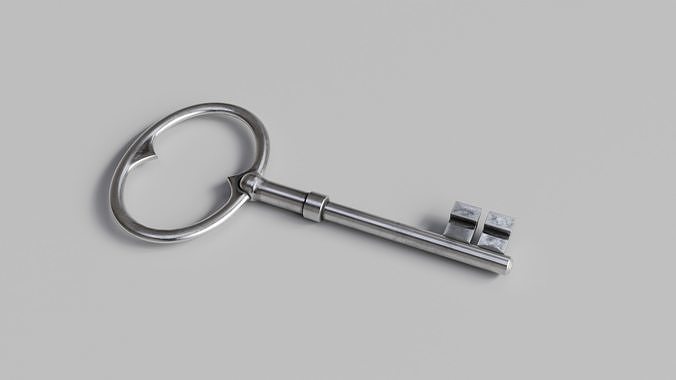 Simple Key 3D model | CGTrader