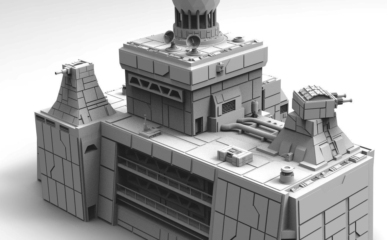 Star Wars - Imperial Military Base 3D model | CGTrader