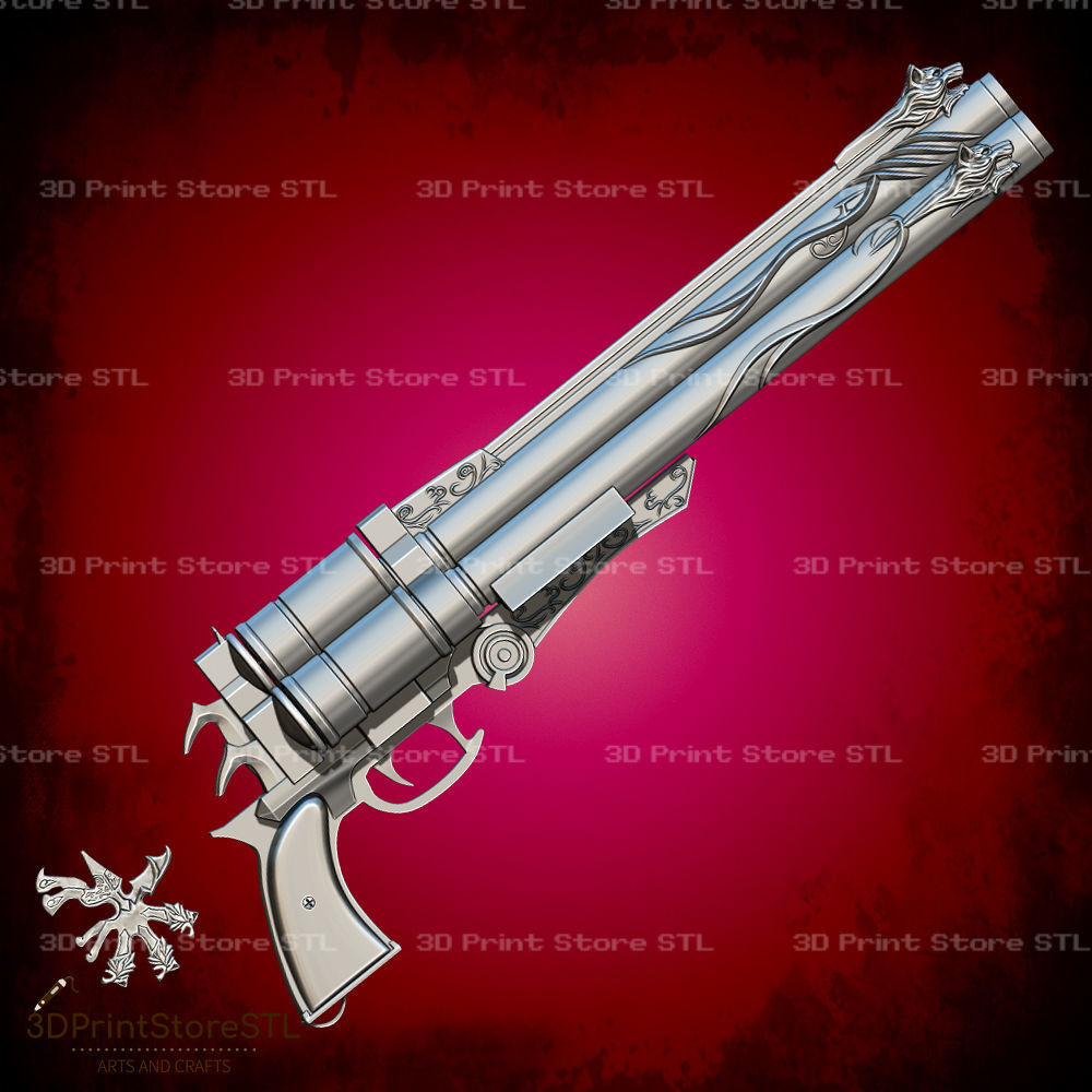 Vincent Valentine cerberus gun Cosplay Final Fantasy - STL File 3D ...