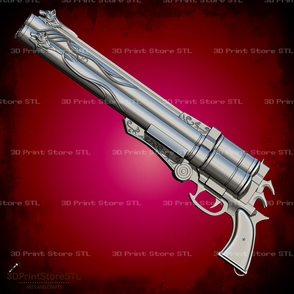 Vincent Valentine cerberus gun Cosplay Final Fantasy - STL File 3D ...