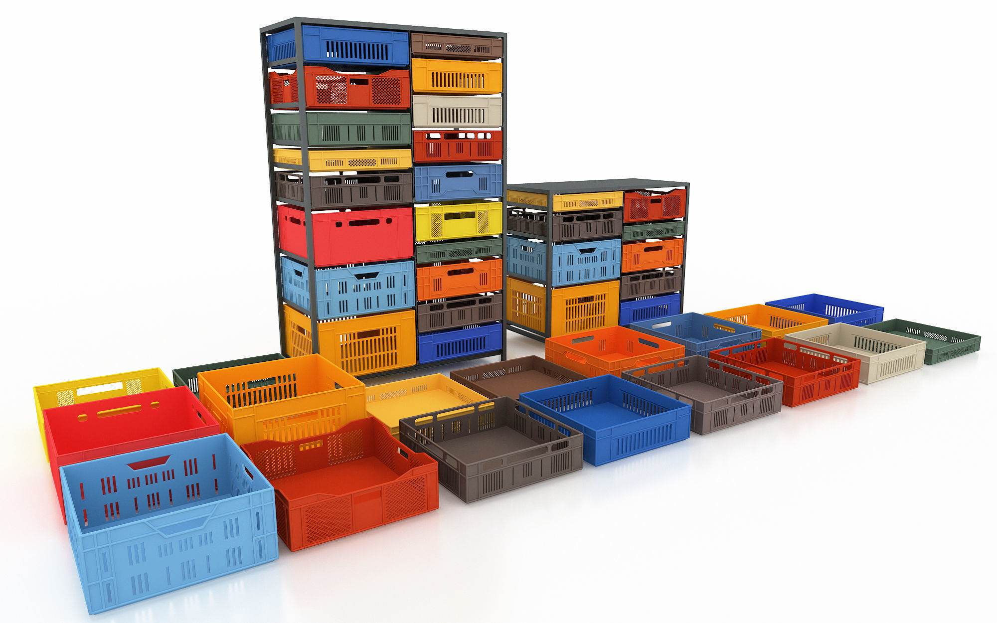 Plastic Mesh Box 3D model 3D model | CGTrader