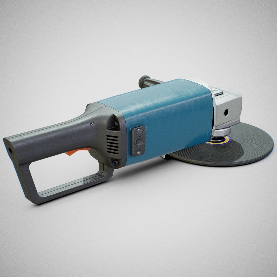 3D model Angle Grinder - AEG WSA 1780S Clean VR / AR / low-poly | CGTrader