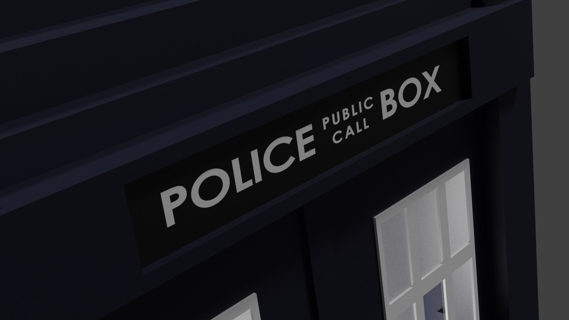 3D model Metropolitan Police Box The Tardis VR / AR / low-poly | CGTrader