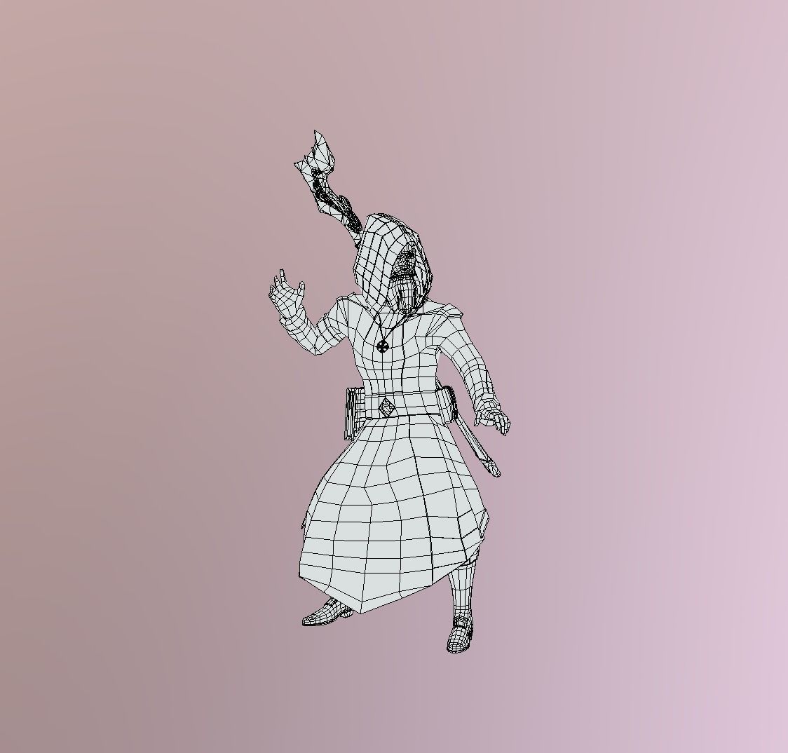 Animated Wizard Character Model 3D model animated rigged | CGTrader