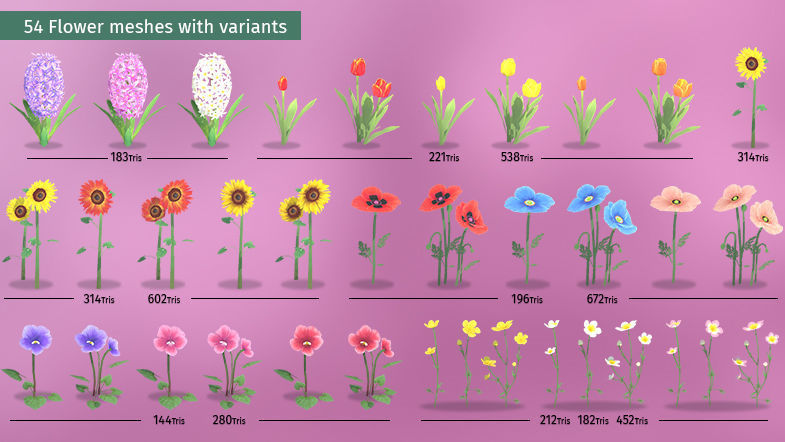 3D model Environment Asset Kit VR / AR / low-poly | CGTrader