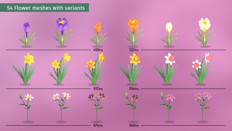 3D model Environment Asset Kit VR / AR / low-poly | CGTrader