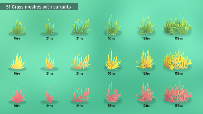 3D model Environment Asset Kit VR / AR / low-poly | CGTrader