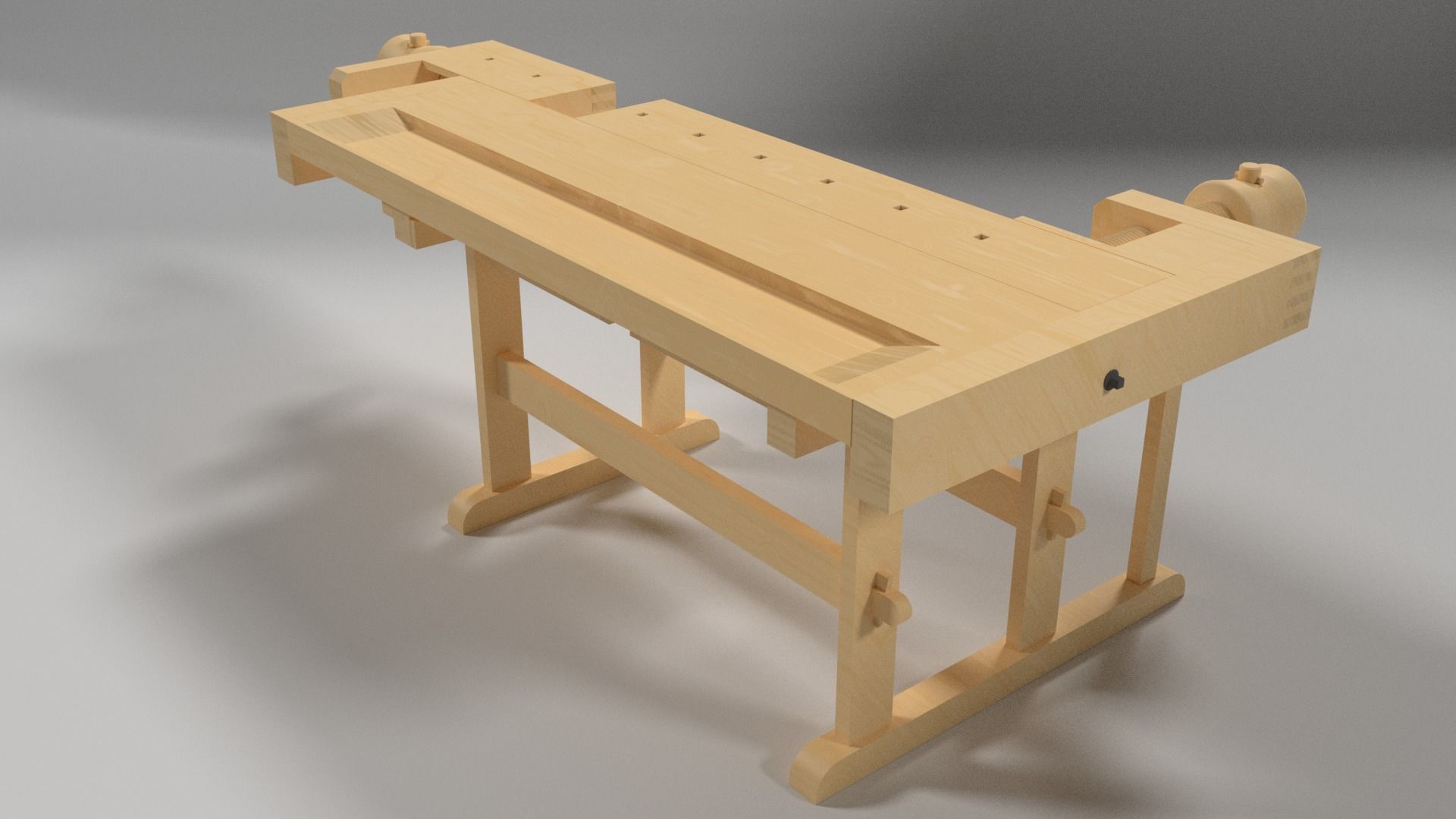carpentry table 3D model | CGTrader