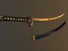 Katana - model and textures free VR / AR / low-poly 3D model | CGTrader