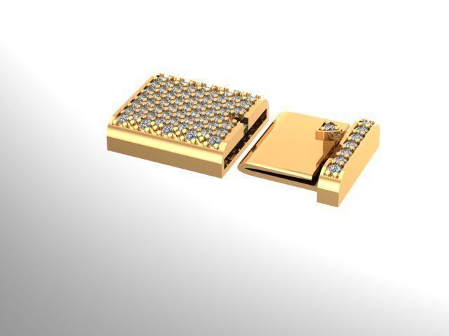 chain or necklace with lock STL 3D model | CGTrader