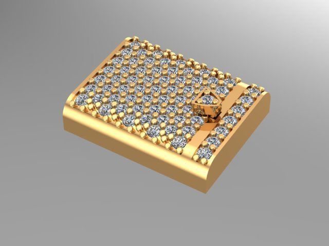 chain or necklace with lock STL 3D model | CGTrader