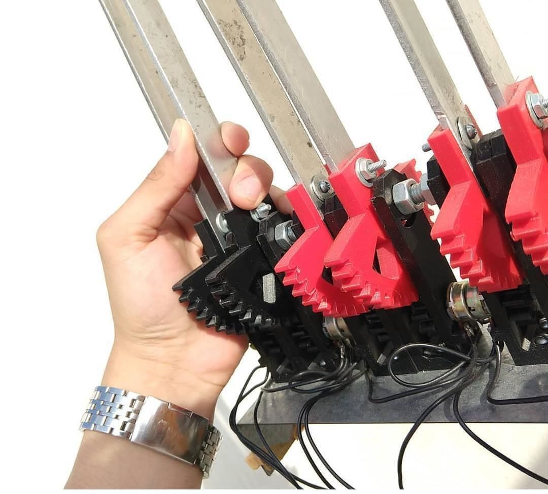 Throttle Pitch Mixture lever mechanism for Flight Sim 3D print 3D model ...