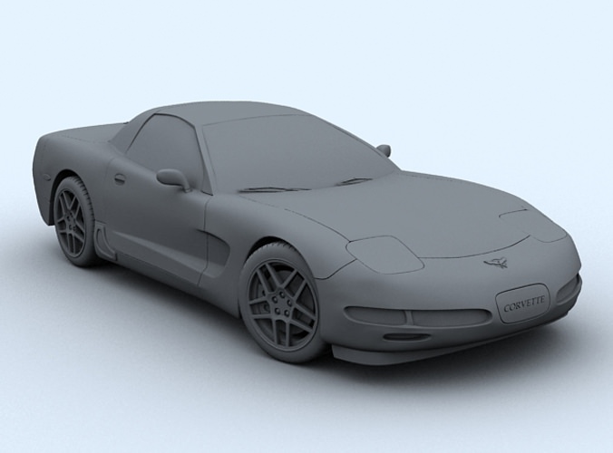 Chevrolet Corvette 3D Model .max .obj .fbx - CGTrader.com