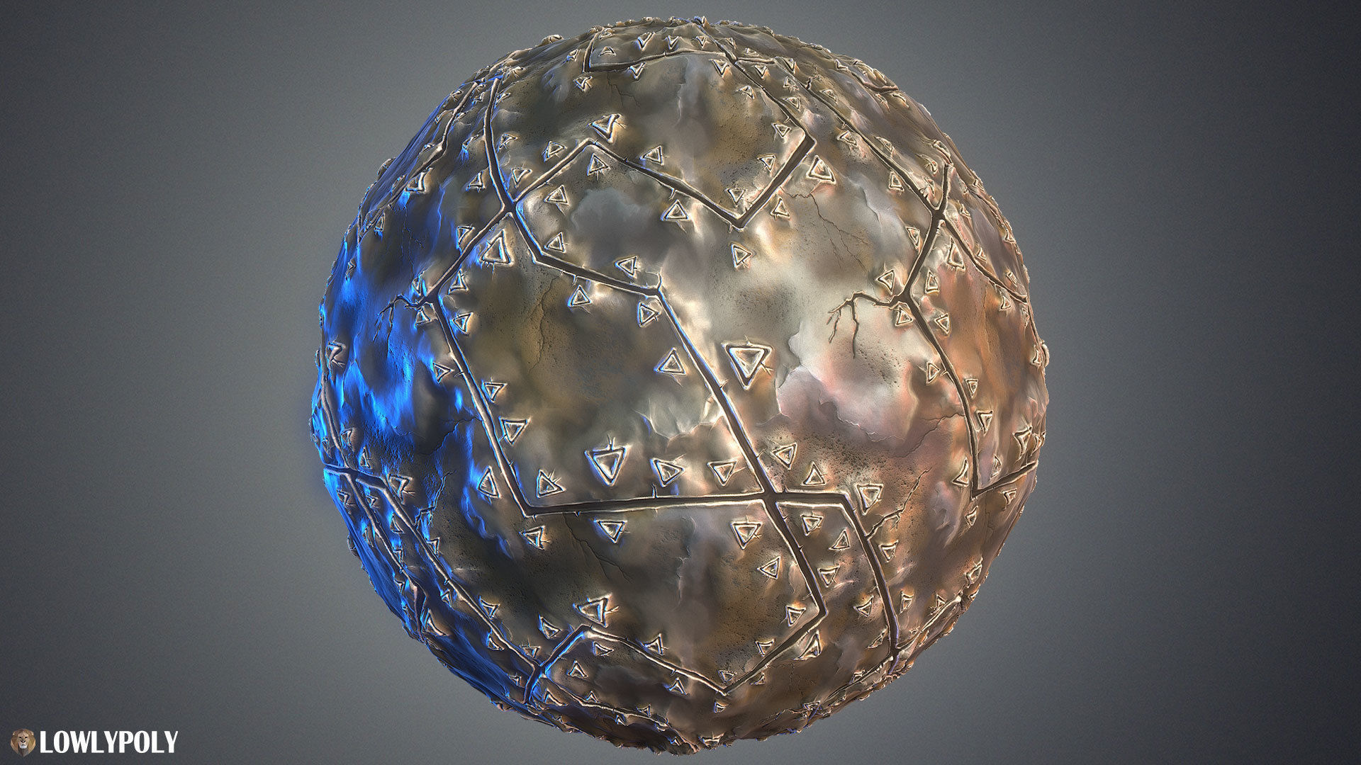 Texture Stylized Metal Vol 18 - Hand Painted Texture Pack VR / AR / low ...