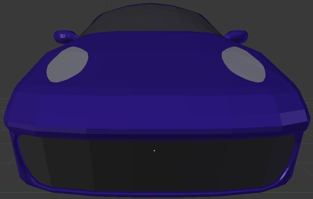 Purple car free 3D model | CGTrader