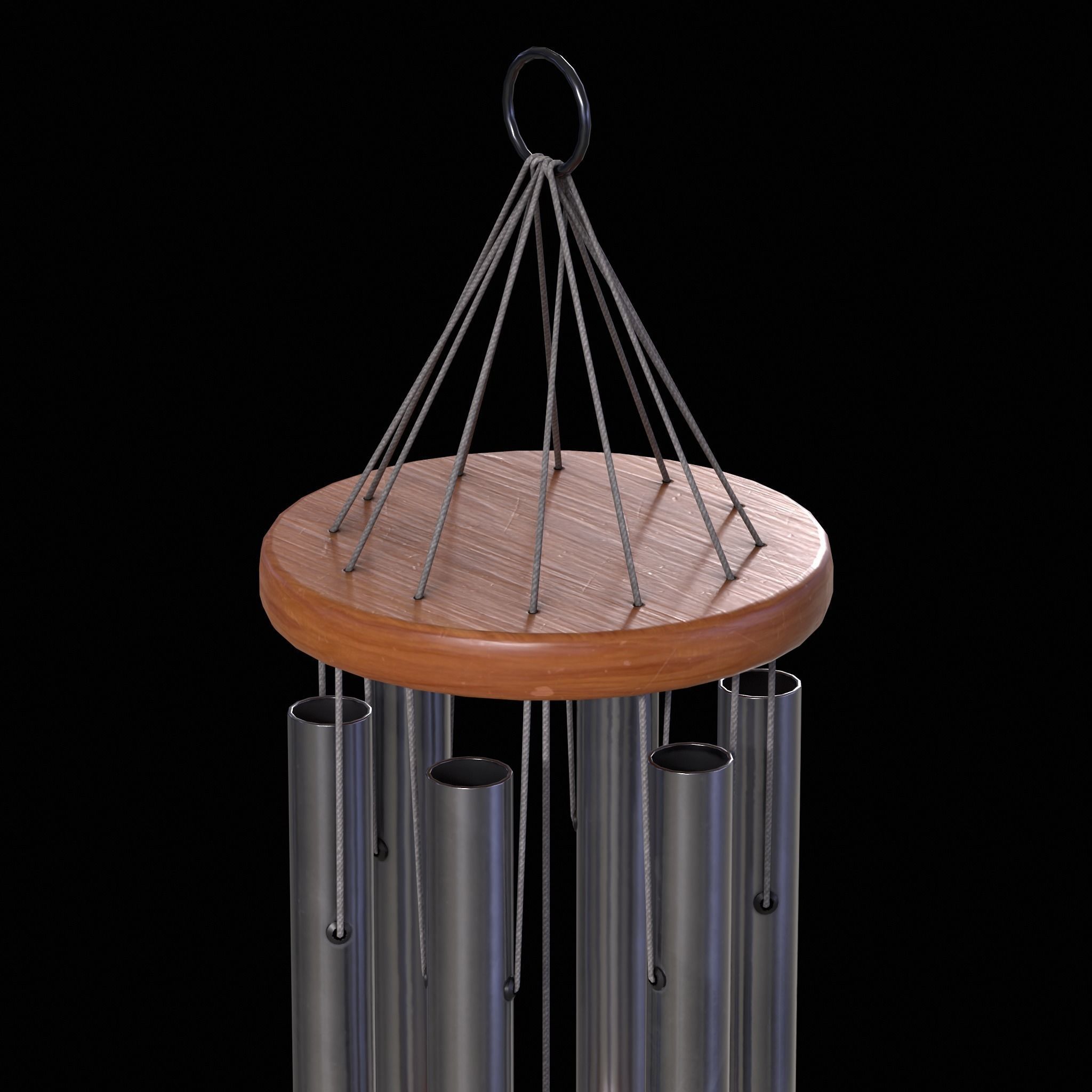3D model Wind Chimes VR / AR / low-poly | CGTrader