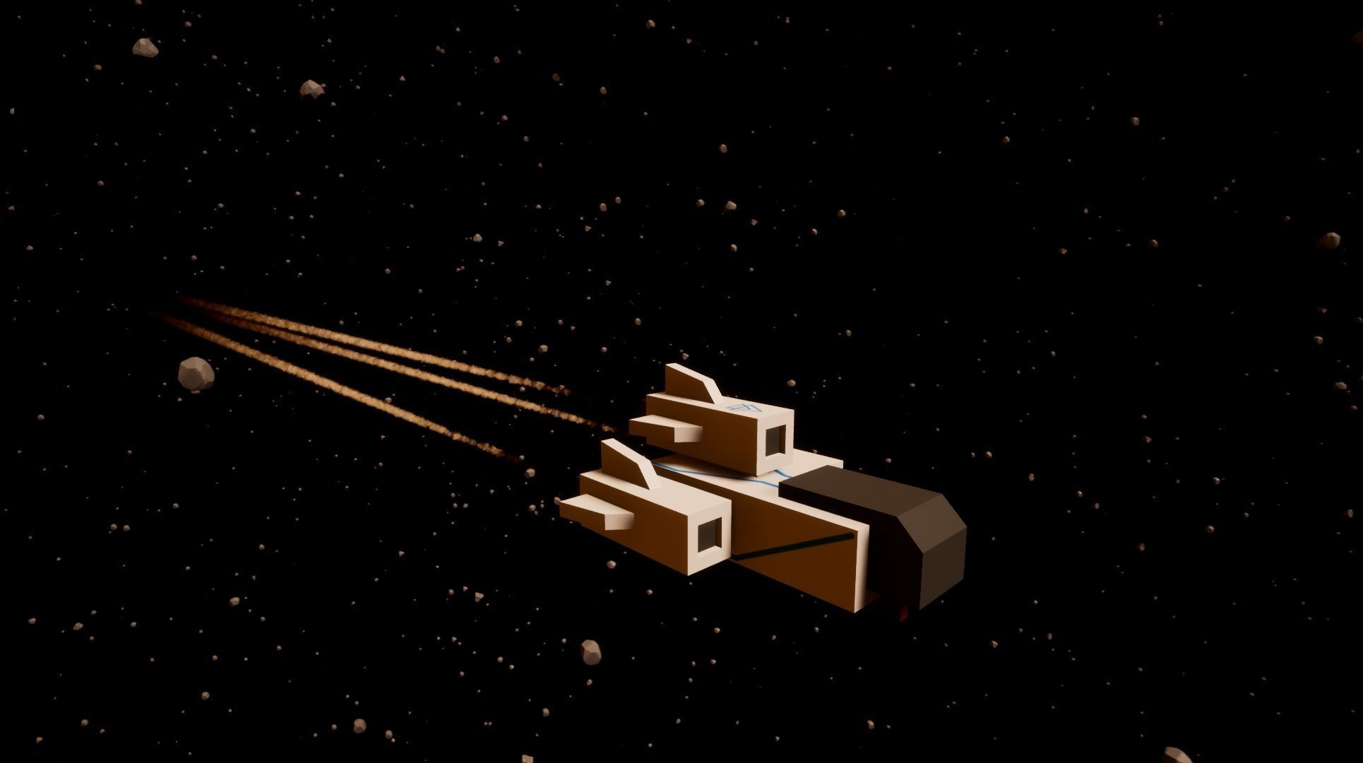 3D model Complete Low-poly spaceship collection VR / AR / low-poly ...