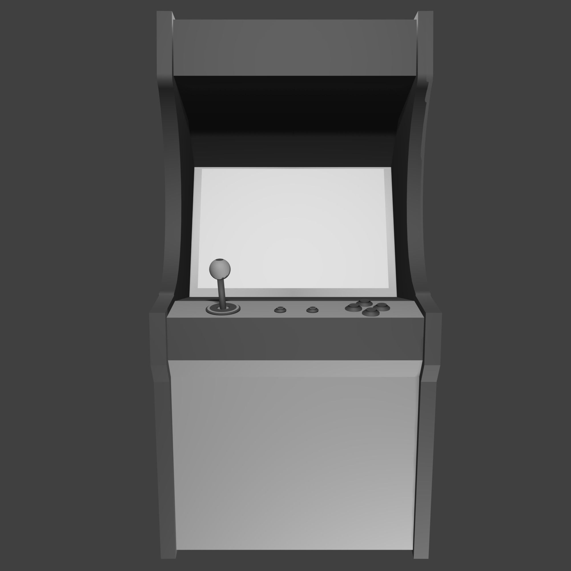 3D model Low Poly Arcade Machine VR / AR / low-poly | CGTrader