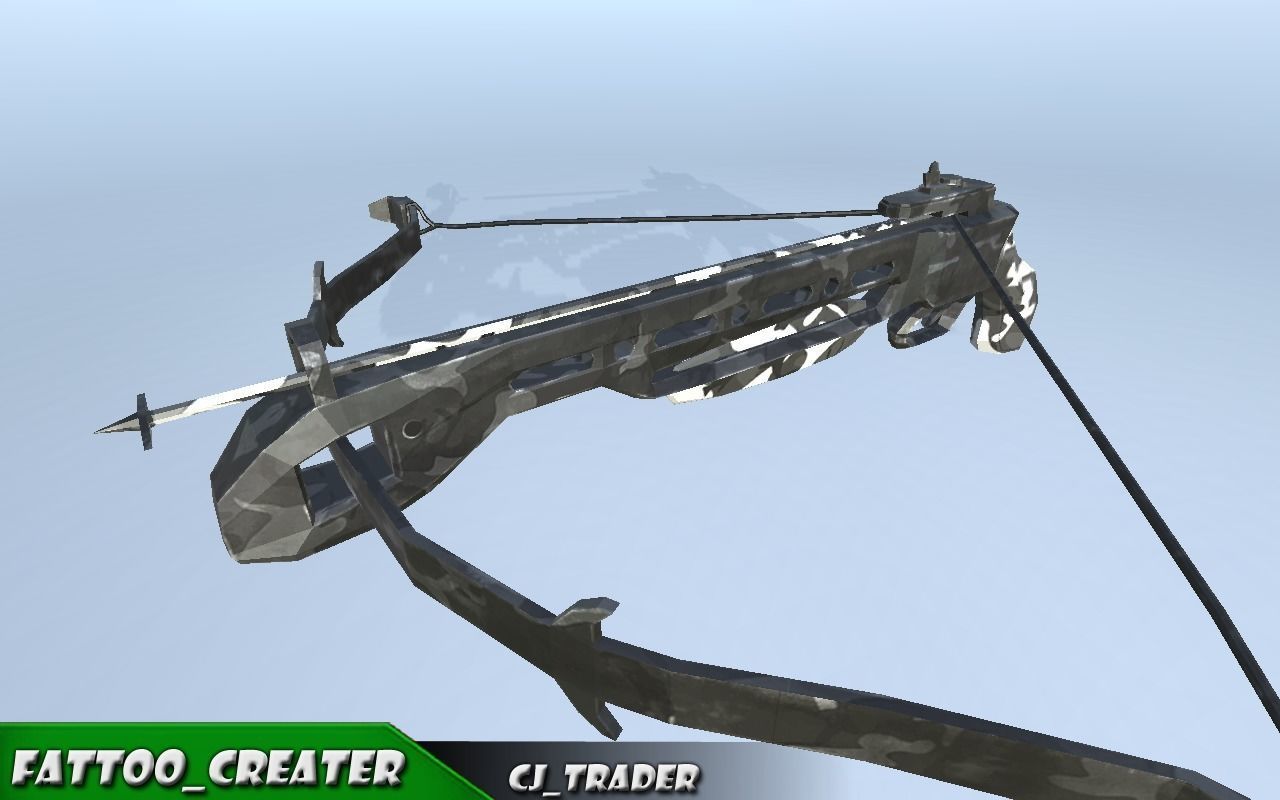 3D model Sci-Fi Crossbow Low-poly 3D model VR / AR / low-poly | CGTrader