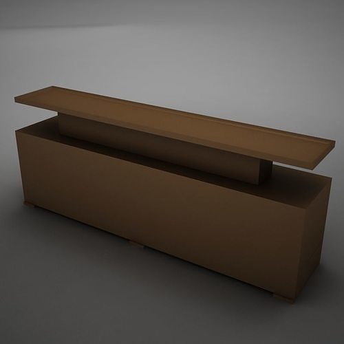 Modern Dining Room Buffet Table 3 3D model | CGTrader