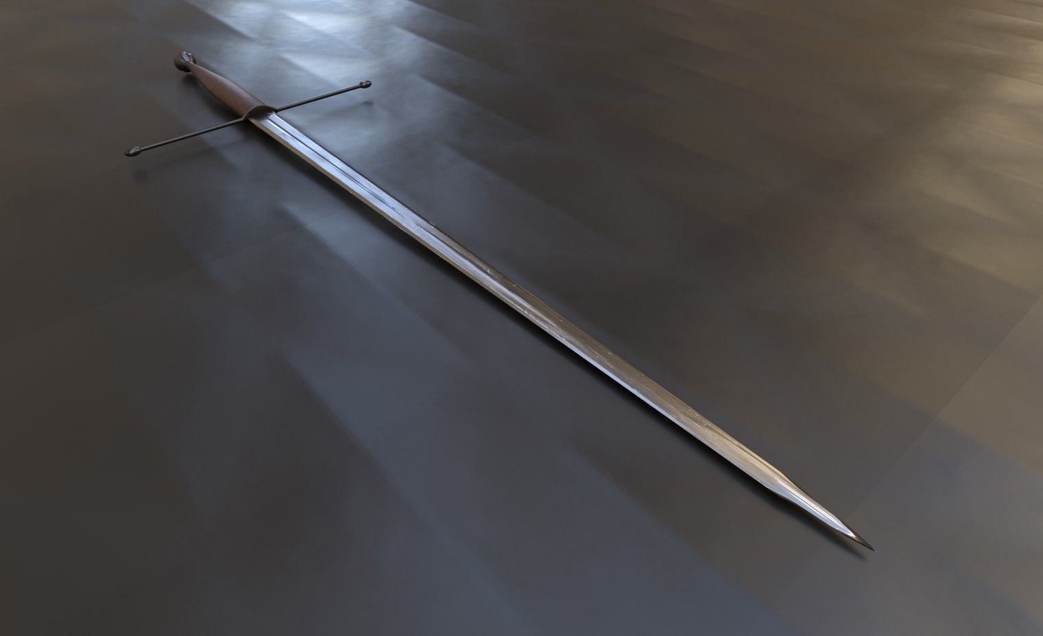 3D model Viking long sword low-poly VR / AR / low-poly | CGTrader