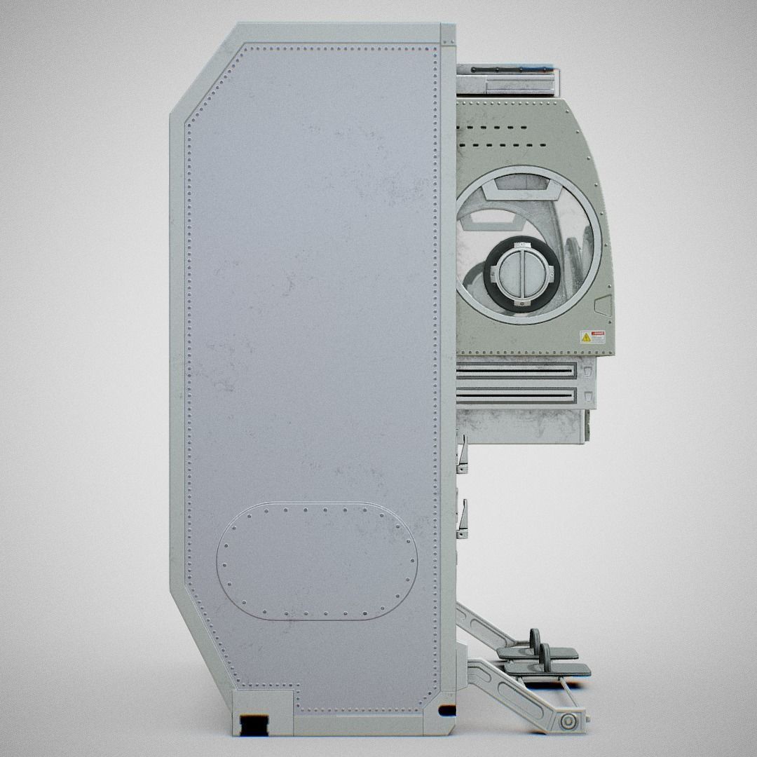 3D model Microgravity Science Glovebox - ISS MSG VR / AR / low-poly ...