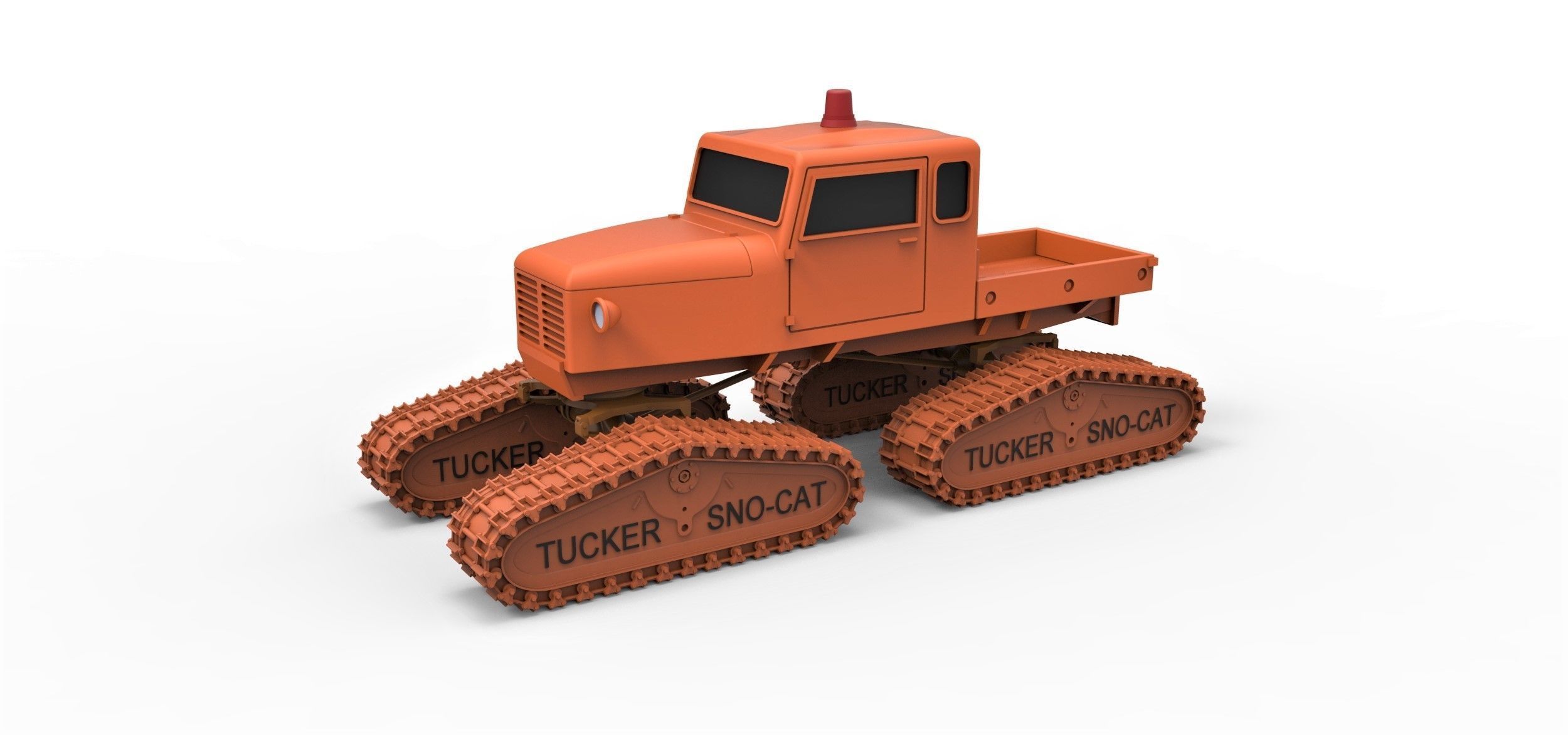 Tucker Sno-Cat 442a Scale 1 to 24 3D model 3D printable | CGTrader