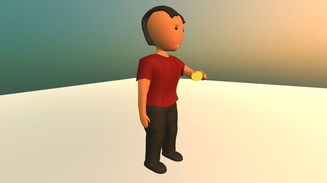 Simple Avatar free 3D model animated rigged | CGTrader