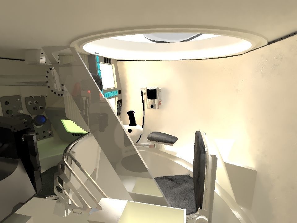 M1 Abrams interior 3D model | CGTrader