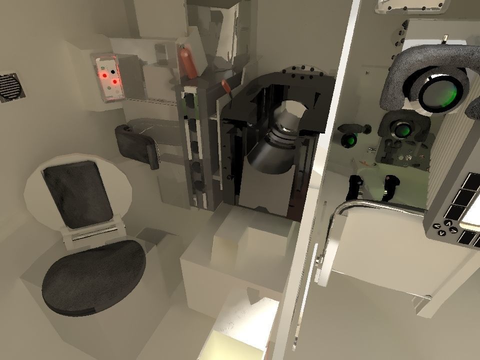 M1 Abrams interior 3D model | CGTrader