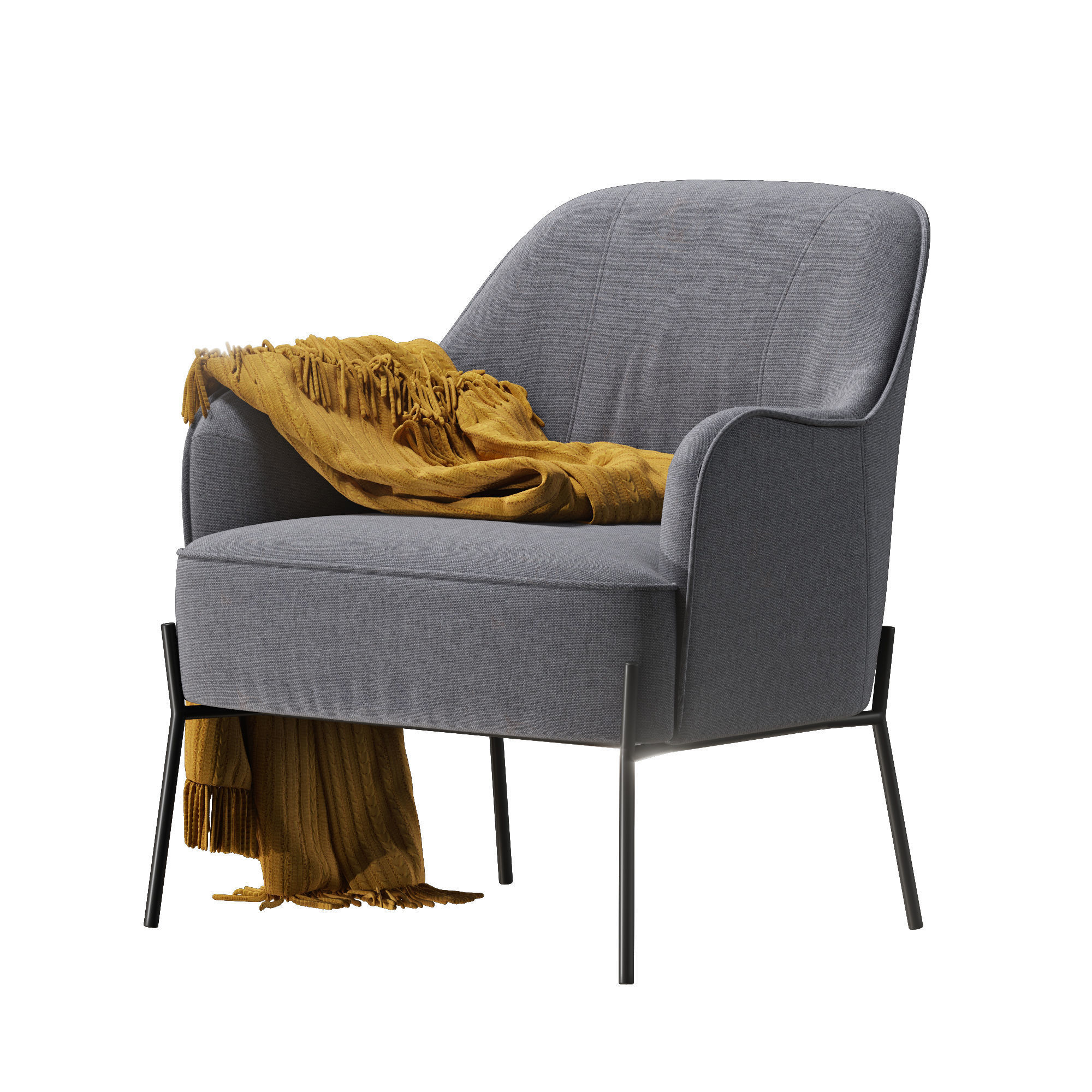 Jysk Pomose chair 3D model | CGTrader