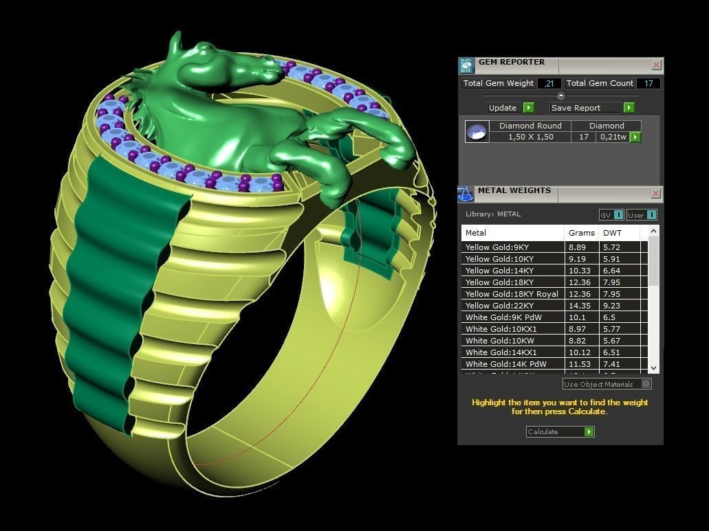 Ring model 403 3D model | CGTrader
