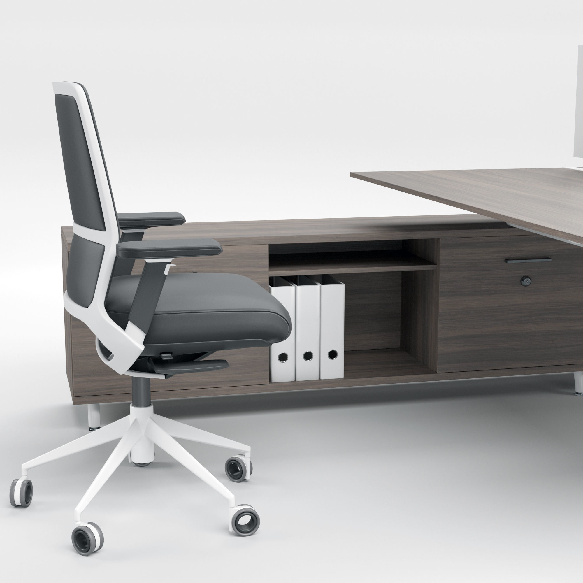 ACTIU TNK500 chair ARKITEK table 3D model | CGTrader