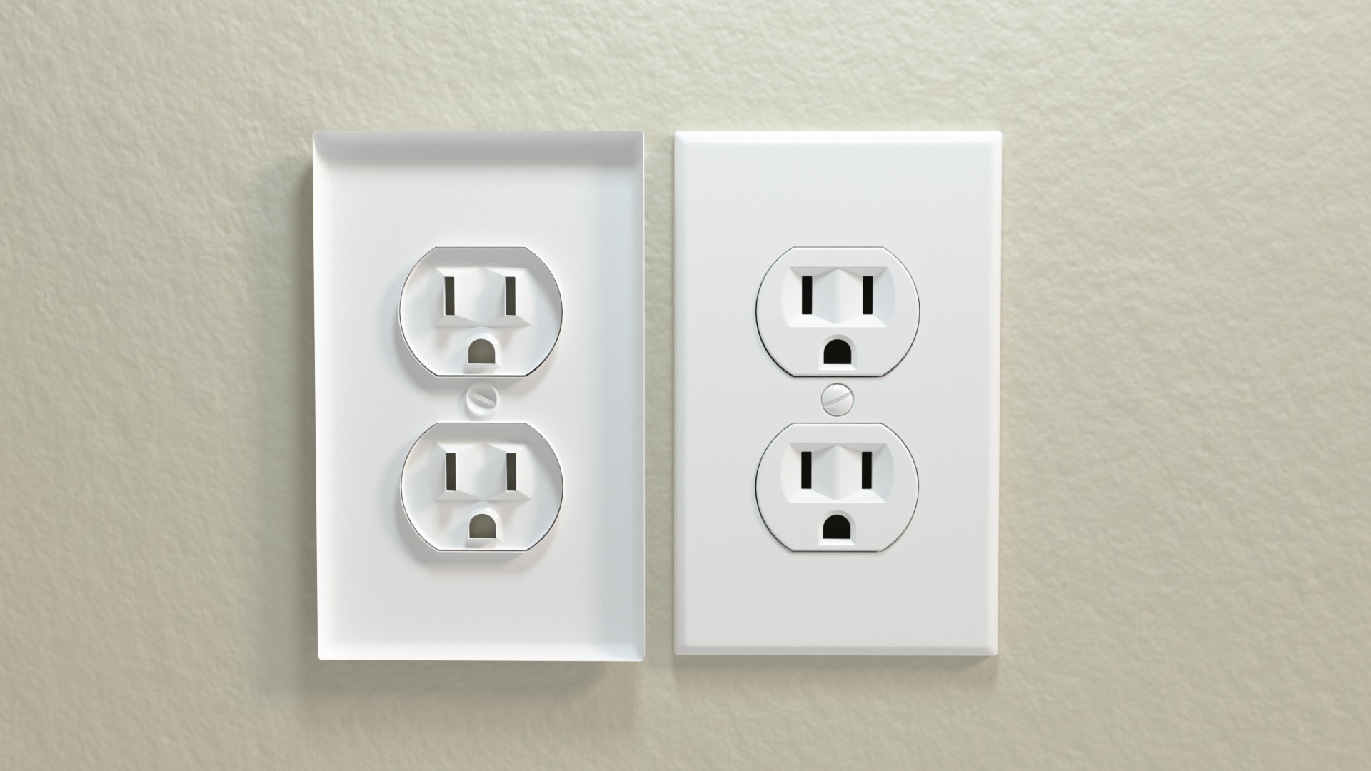 American Electrical Outlet 3D model | CGTrader