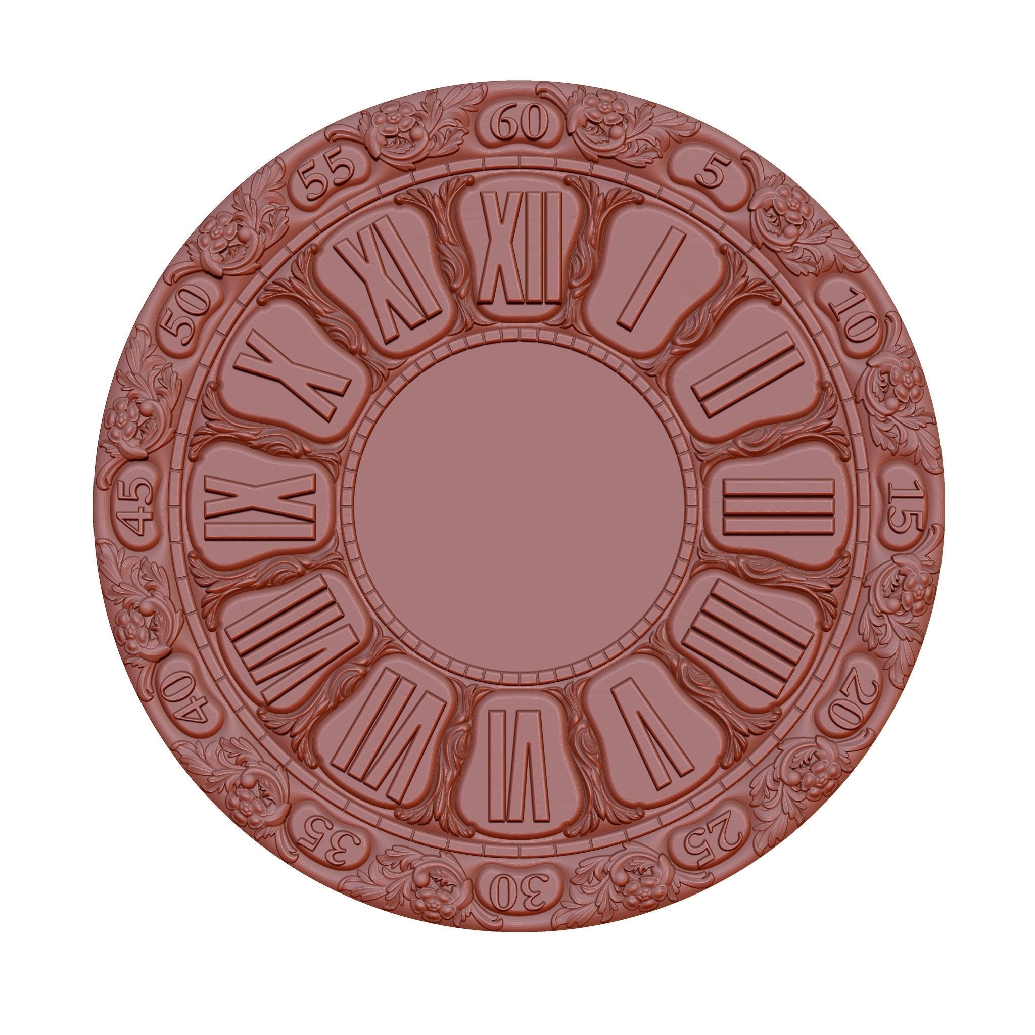 Vintage clock 3D model 3D printable | CGTrader