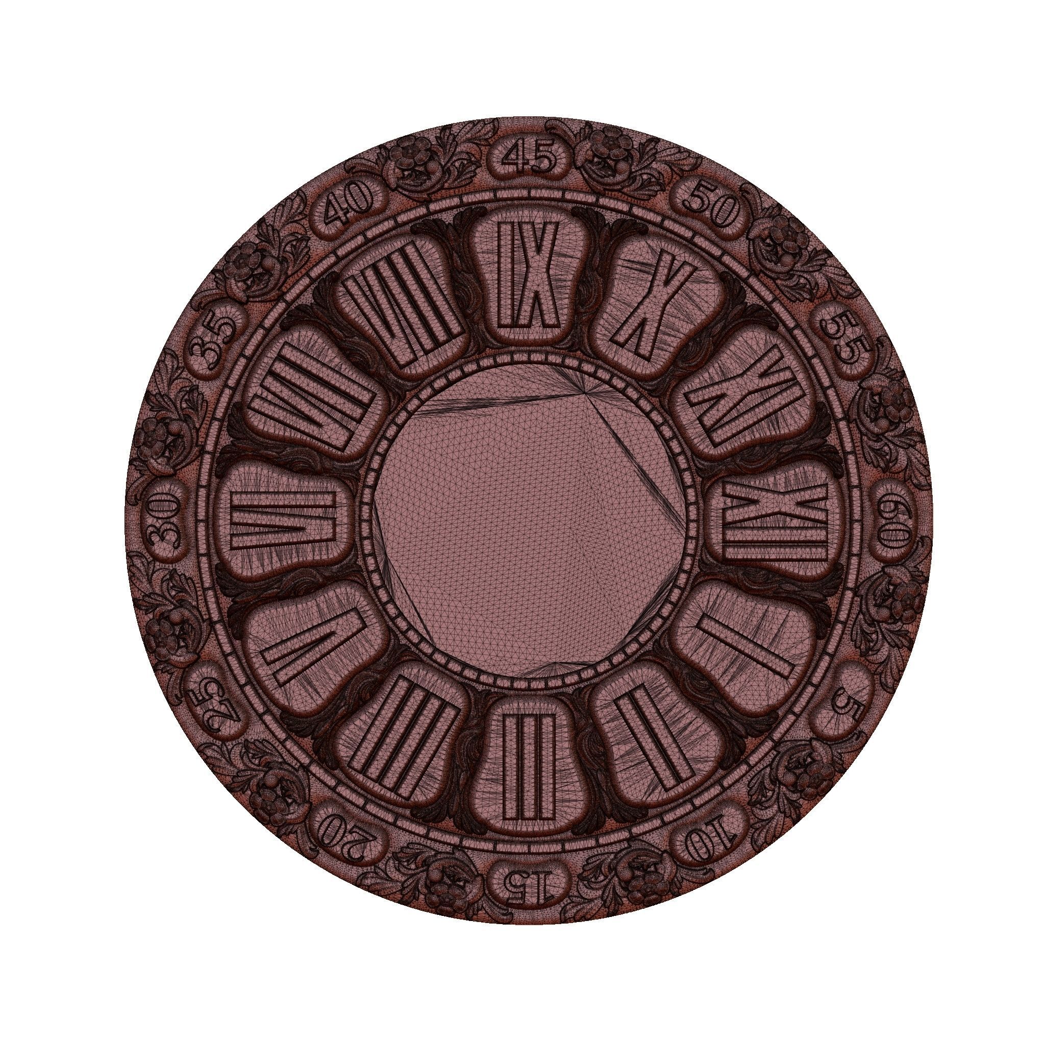 Vintage clock 3D model 3D printable | CGTrader